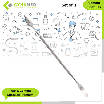 Cynamed Stainless Steel Wax & Cement Spatulas Premium Dental ...