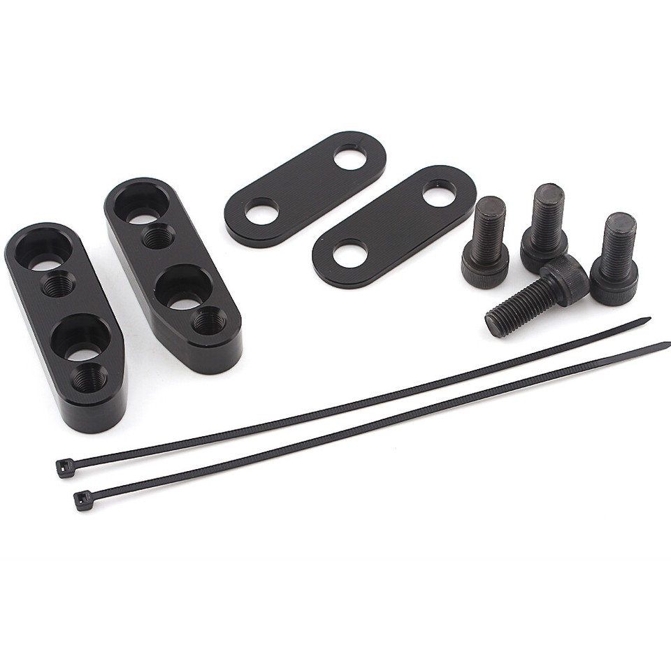 For Honda Goldwing GL1800 1800 01-17 Black Motorcycle Handlebar Risers ...
