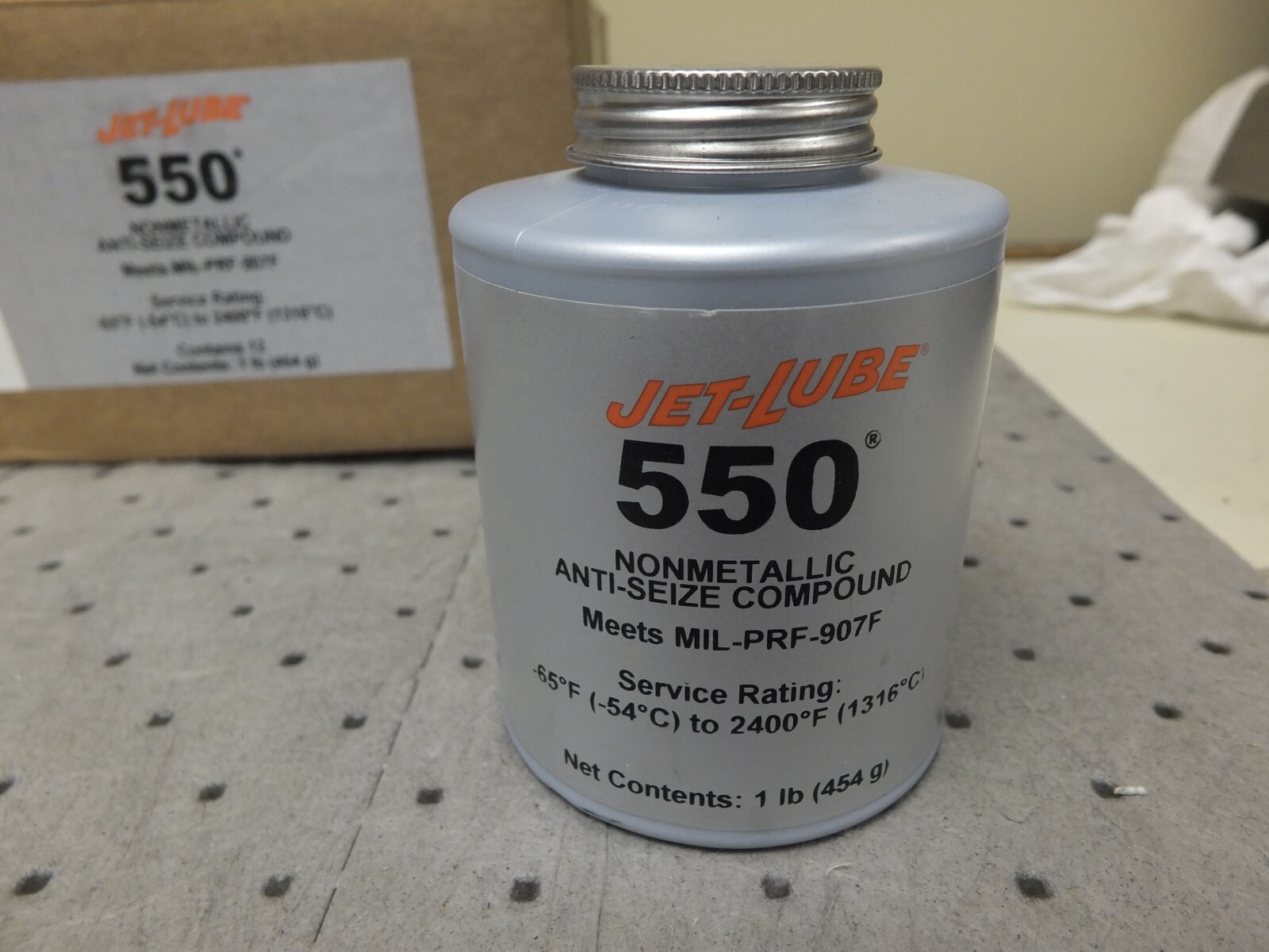 JET LUBE 550 NON METALLIC ANTI SEIZE COMPOUND 1LB - 550- NEW | eBay
