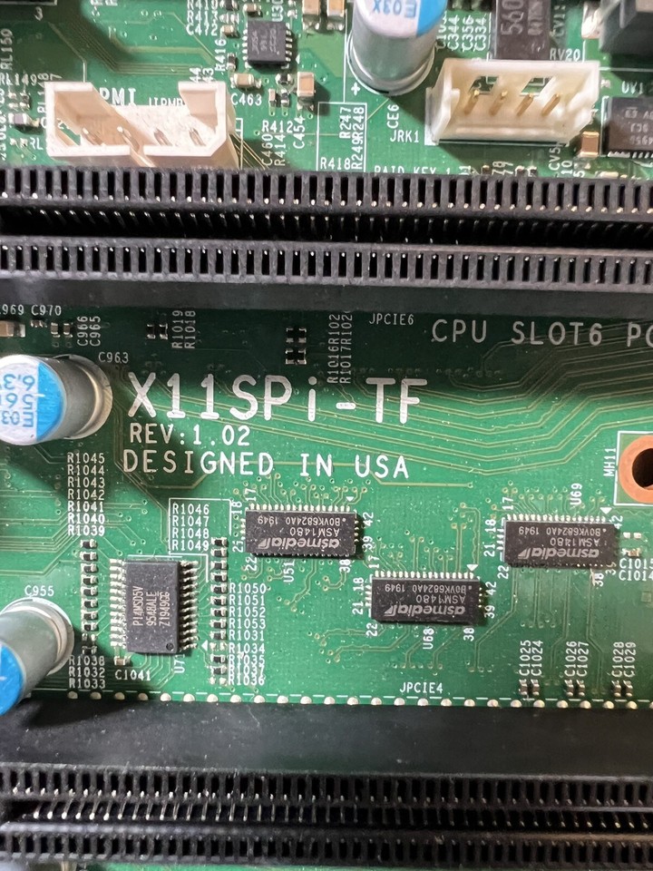 Supermicro MotherBoard X11SPi-TF w/Heatsink & I/O Shield | eBay