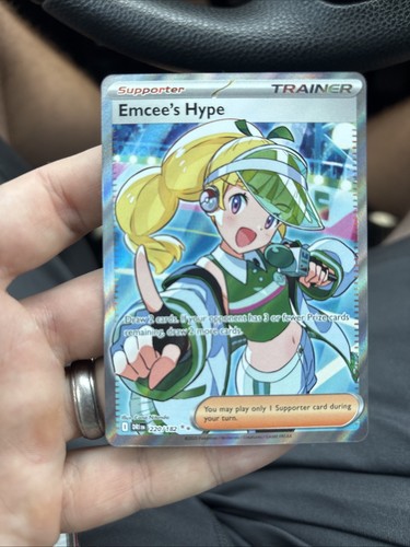 Emcee's Hype 220/182 Destined Rivals FULL ART Mint/NM. Well centered | eBay