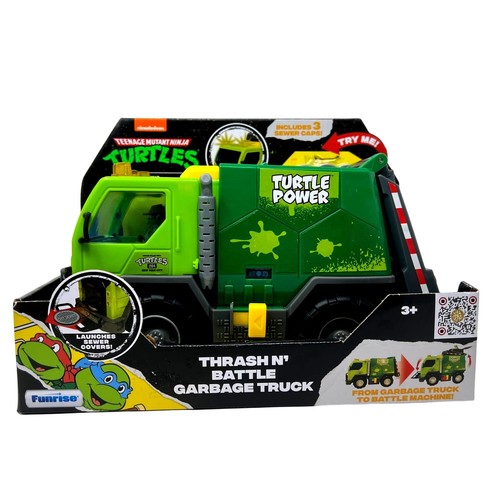 TMNT Teenage Mutant Ninja Turtles Thrash N’ Battle Garbage Truck ...