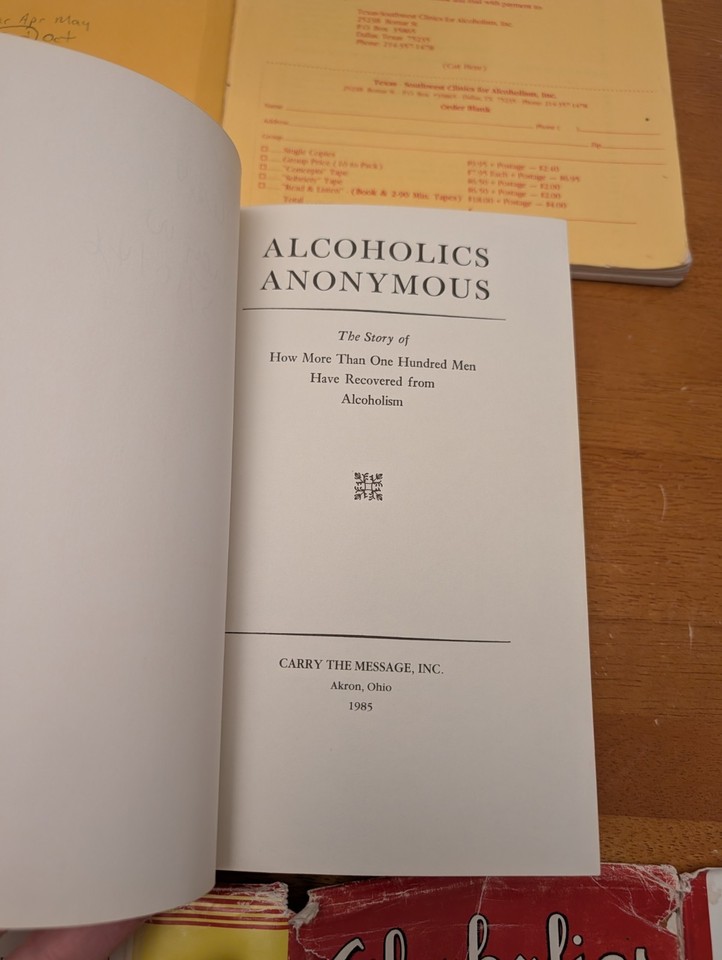 Searcy Whaley Signed Items Ebby's Sponsor In Texas Alcoholics Anonymous ...