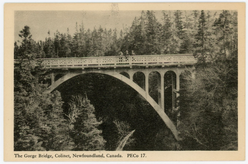Gorge Bridge COLINET Newfoundland Canada 1945-54 PECO Postcard 17 | eBay