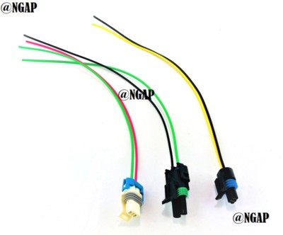 T56 Connector Set of 3 Backup, Reverse Lockout, VSS Wiring Pigtail GM ...