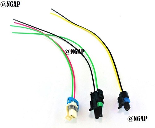 T56 Connector Set of 3 Backup, Reverse Lockout, VSS Wiring Pigtail GM ...