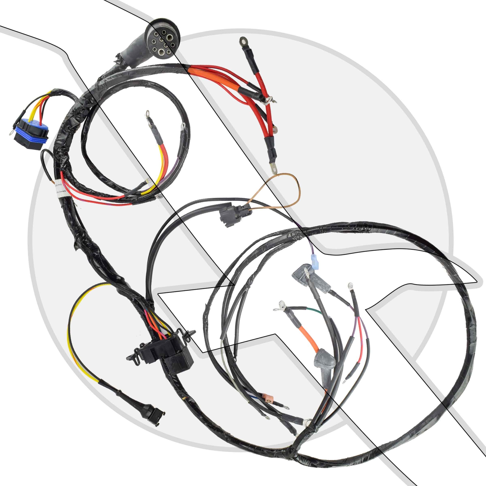 Volvo Penta Genuine Original OEM 7.4GLPNCB Main Engine Cable Harness ...