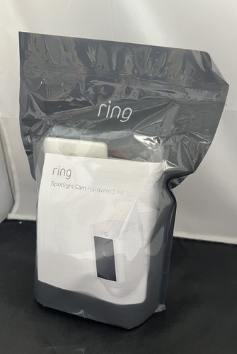 Ring Spotlight Cam Hardwired Kit - White New and Sealed | eBay