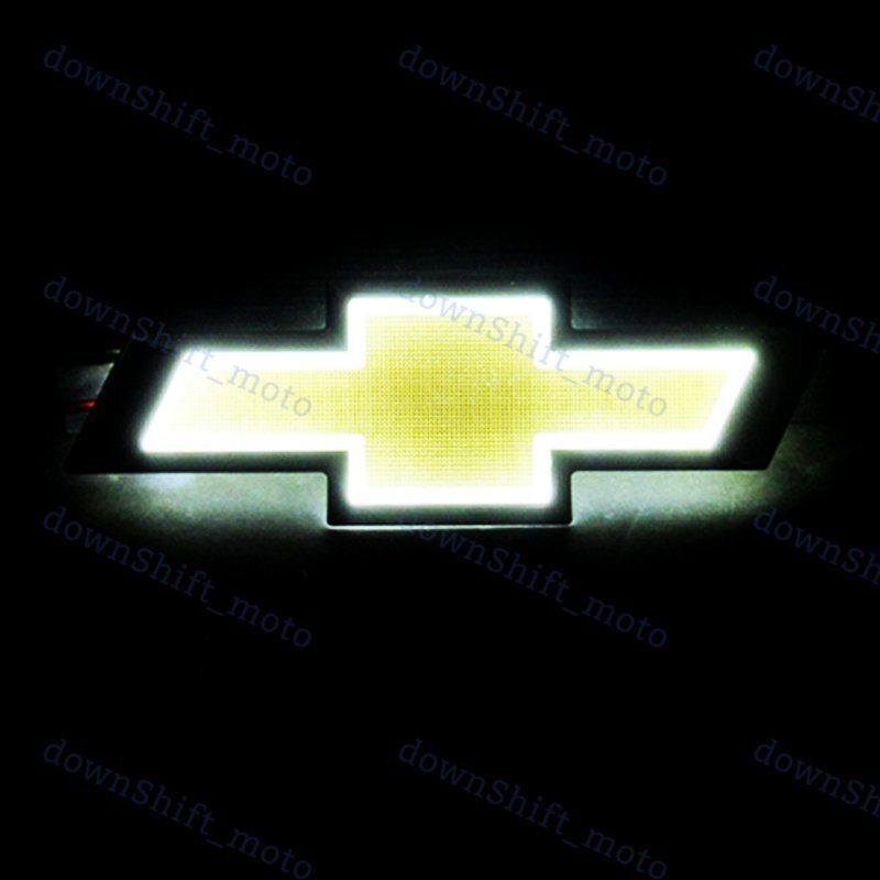 WHITE 5D LED Car Auto Tail Light Badge Lamp Emblem For CHEVROLET CRUZE ...