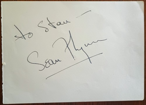 SEAN FLYNN - tragic actor son of Errol Flynn - VINTAGE SIGNED ALBUM ...
