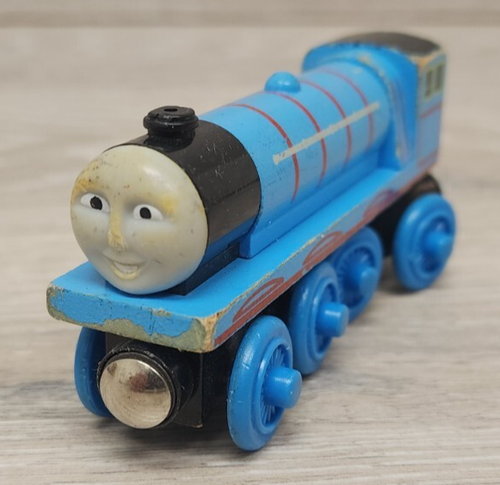Thomas & Friends Wooden Railway Wood Gordon Blue Train Engine ONLY 2002 ...