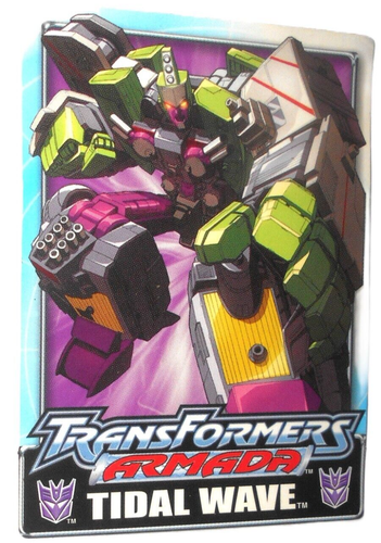 TRANSFORMERS armada TIDAL WAVE 2002 Sticker complete trading card | eBay