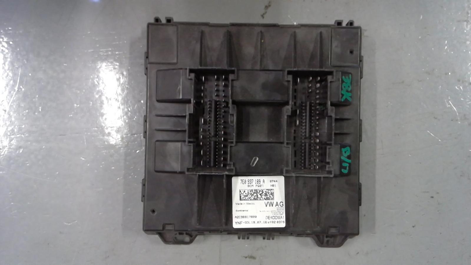 2017 Volkswagen Jetta Body Control Module BCM OEM 7E0937189A for sale ...