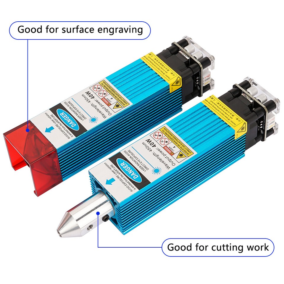 40W Laser Head with Air Assist For Laser Engraving Machine CNC Router ...