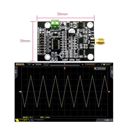 DAC904 14 Bit Parallel 165M Sampling Waveform Generator Development ...