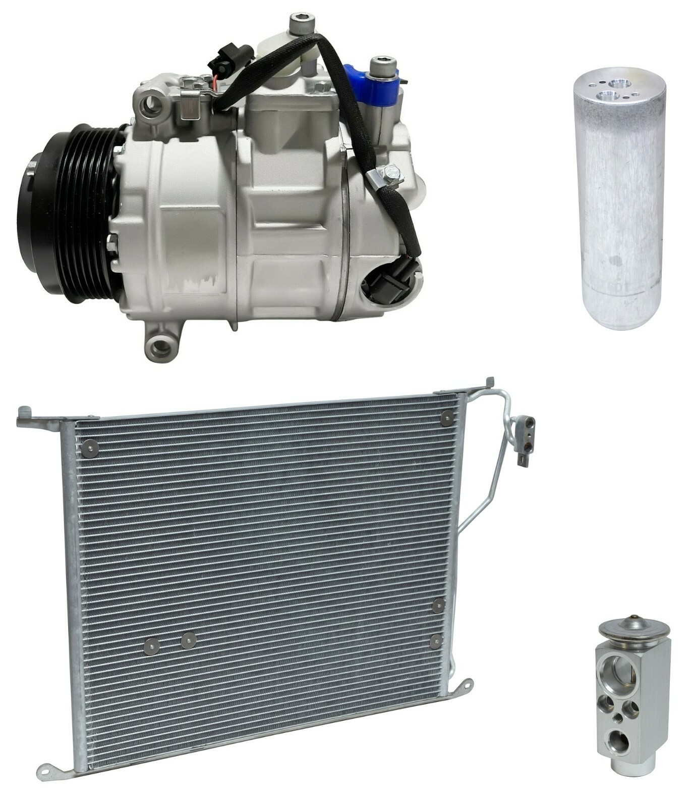 NEW RYC AC Compressor Kit W/ Condenser B001A-N Fits Mercedes CL500 5.0L ...