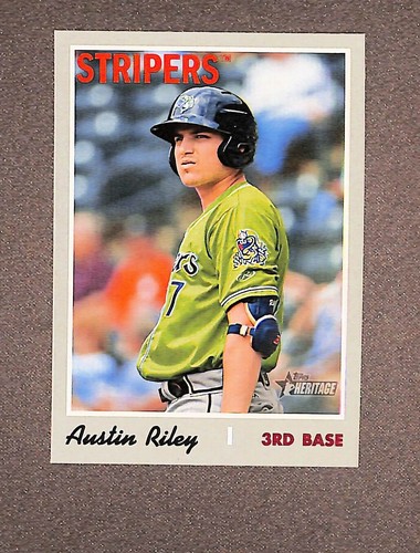 2019 Topps Heritage Minor League #160 Austin Riley RC | eBay