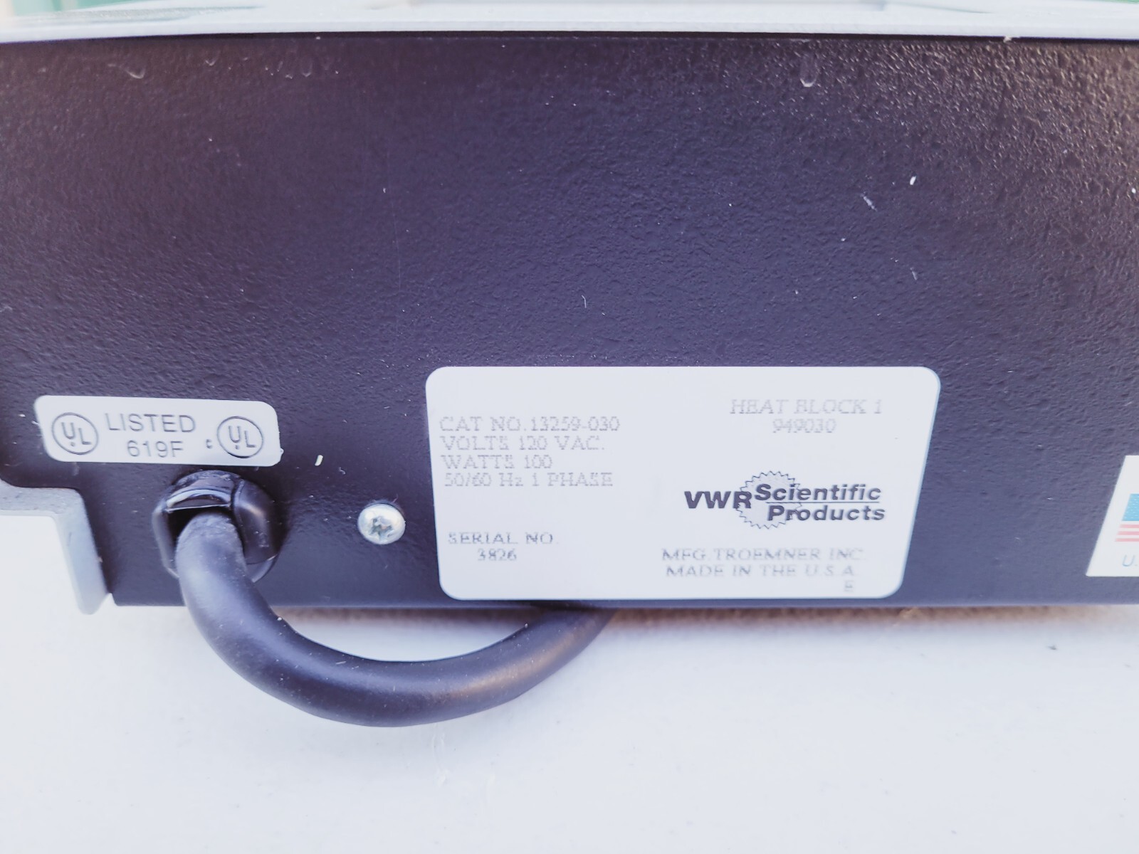 VWR Scientific Products Standard Heatblock 949030 Tested and Working | eBay