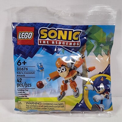 LEGO 30676 Sonic The Hedgehog Kiki's Coconut Attack Polybag NEW 42 Pcs ...