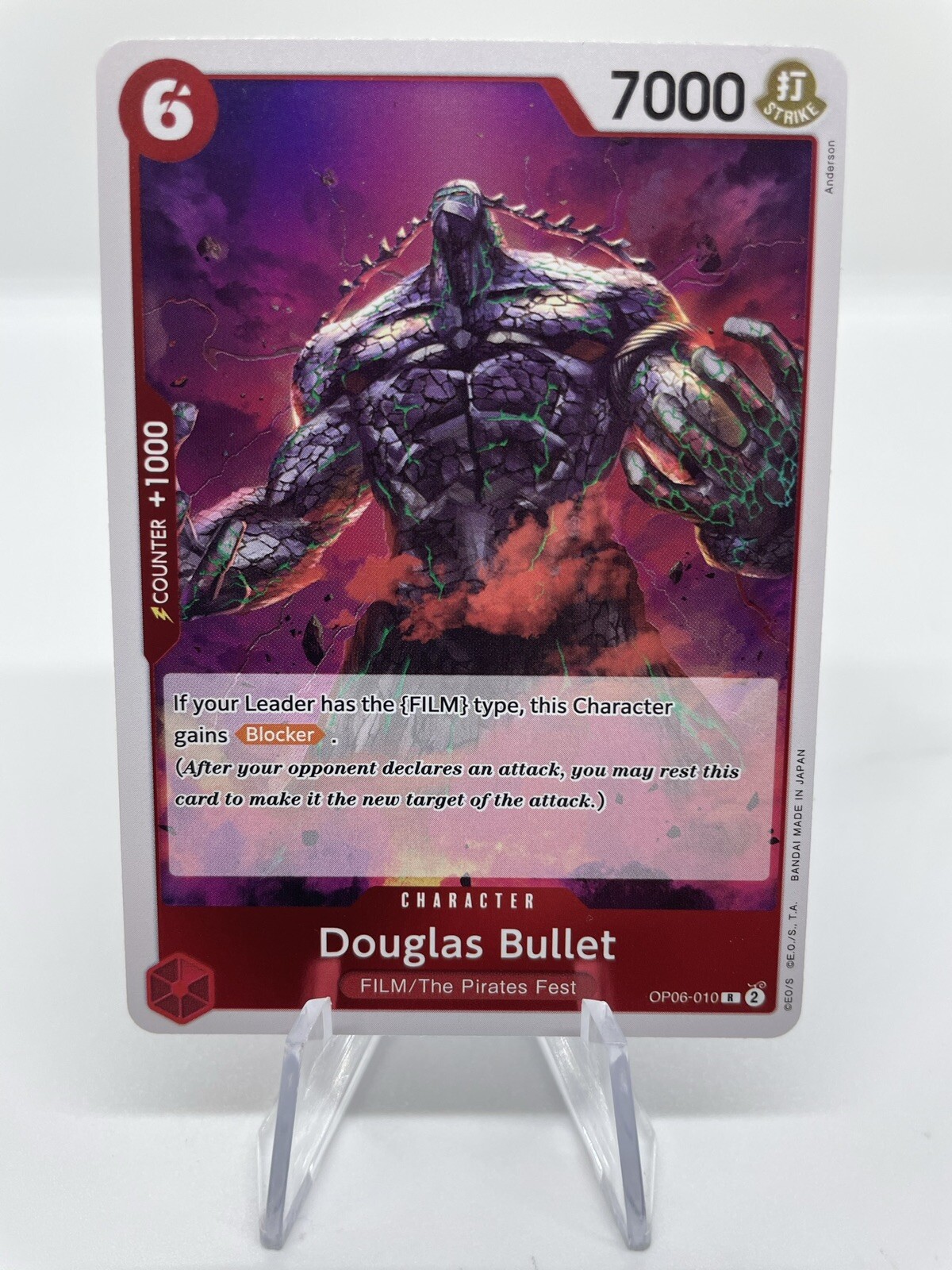 Douglas Bullet OP6-010 One Piece TCG ‘Wings Of The Captain’ | eBay
