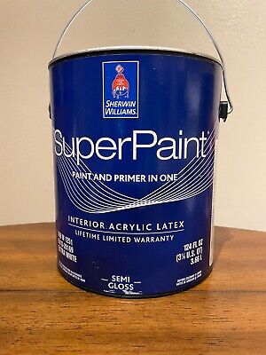Sherwin Williams SuperPaint Interior Acrylic Latex - Shell White SW8917 ...