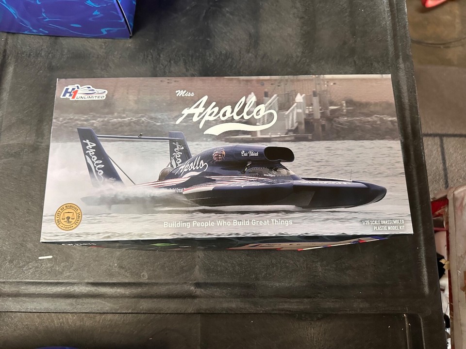 2025- New 1/25th Scale Miss Apollo Mechanical Unlimtd Hydroplane boat ...