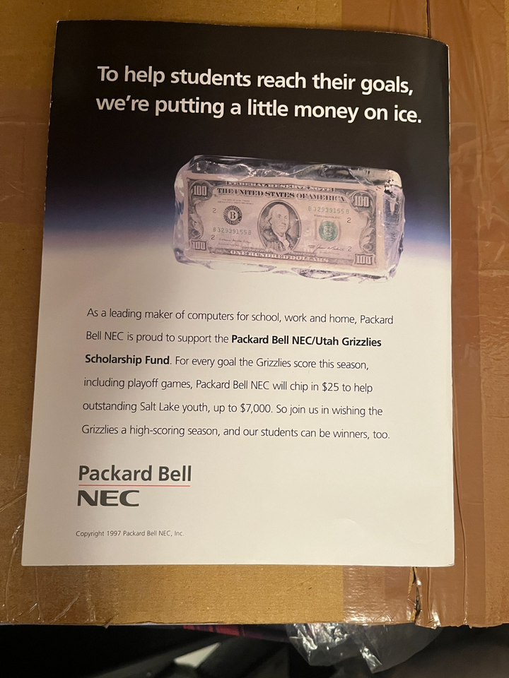 Utah Grizzlies Hockey Program | eBay