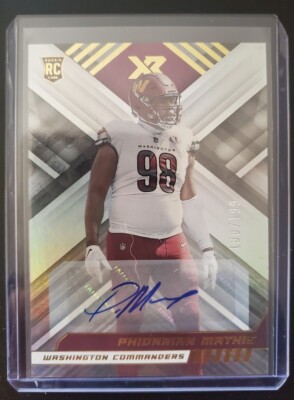 Phidarian Mathis 2022 Panini XR Rookie Auto /199 Commanders RC SP | eBay