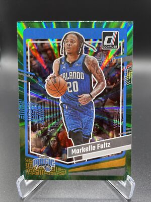2023-24 Donruss Basketball #127 Markelle Fultz Green Holo Laser Magic ...