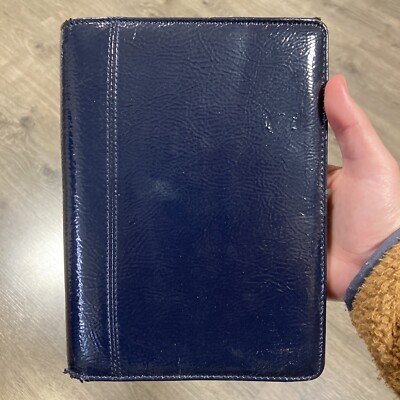 Franklin Covey -365 Planner BINDER Blue Gloss Monthly 16 Ring | eBay