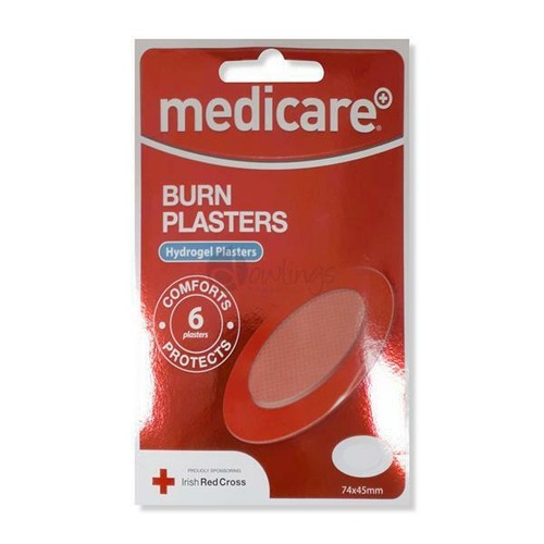 MEDICARE BURN PLASTERS HYDROGEL PLASTERS 6 PCS | eBay
