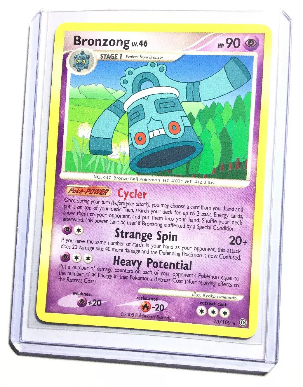 BRONZONG - 13/100 - Stormfront - Rare - Pokemon Card - NM | eBay