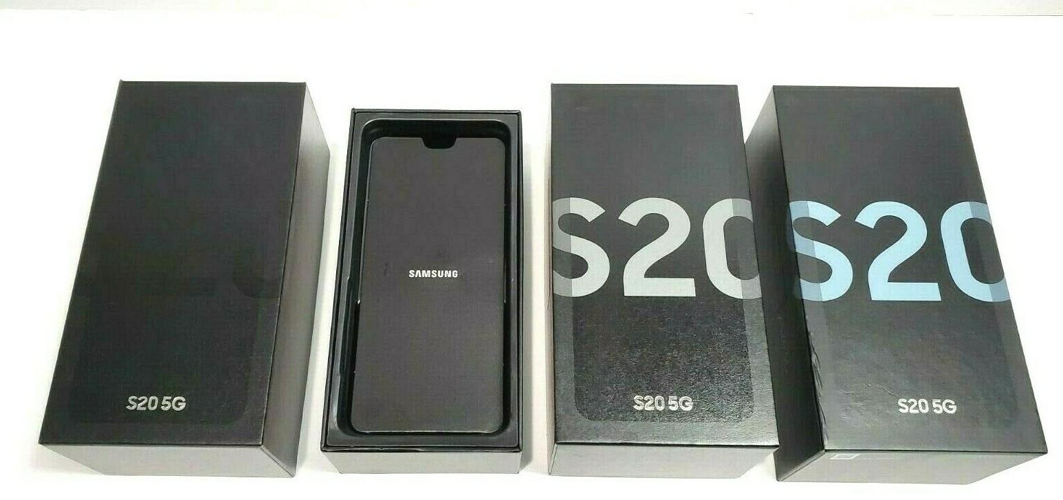 Samsung Galaxy S20 S20+ S20 Ultra Empty Retail box Full Accessories Top ...