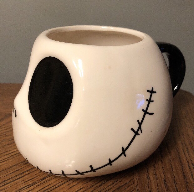 Disney Store Nightmare Before Christmas Jack Skellington 3D Face Mug ...