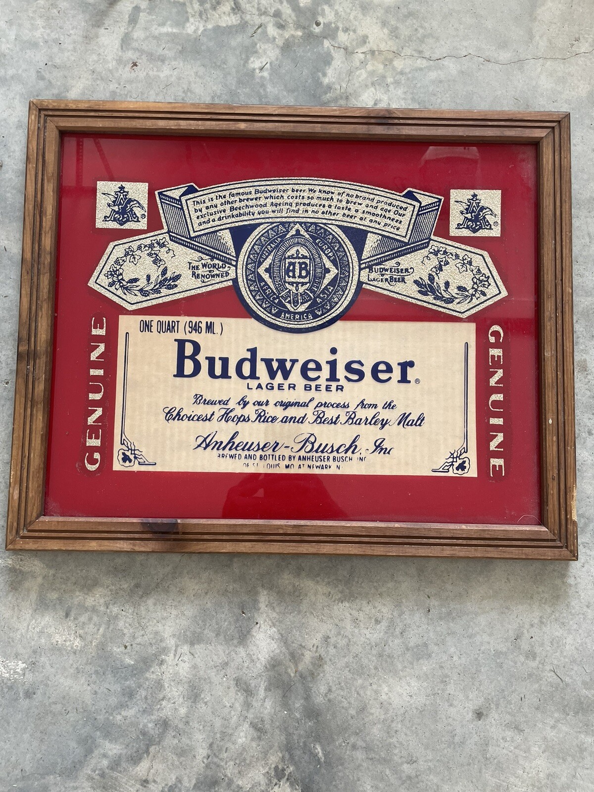 Antique Budweiser Sign | eBay