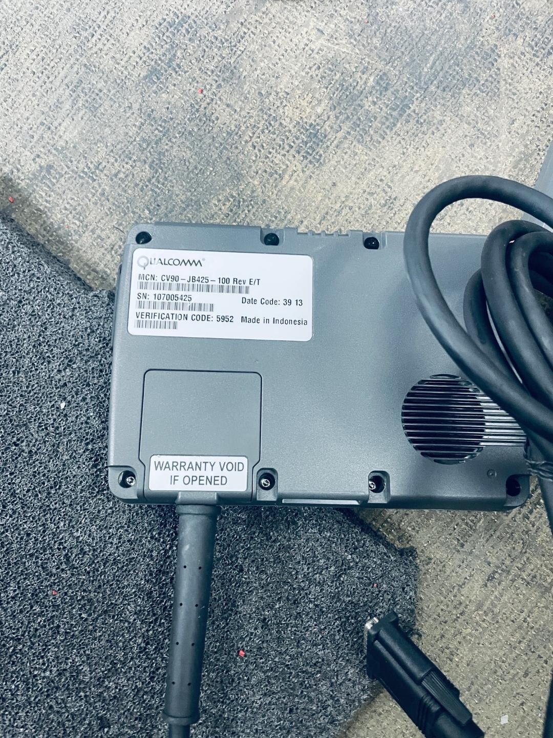 Lot of 4 Omnitracs Qualcomm CV90-JB425-100 Electronic Log Display ...