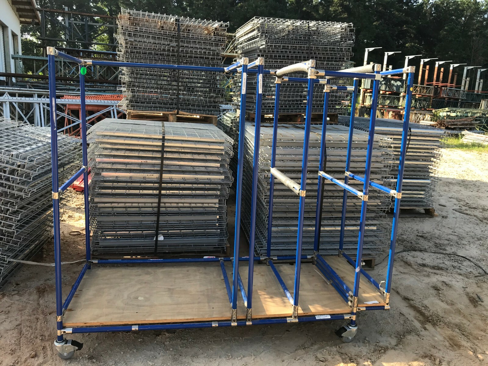 Used Creform Adjustable Modular Material Handling Cart - 74" X 64" X 31 ...