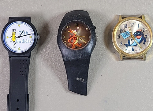 Novelty Watch Lot of 3 Charlie Tuna Mr. Peanut Tigger | eBay