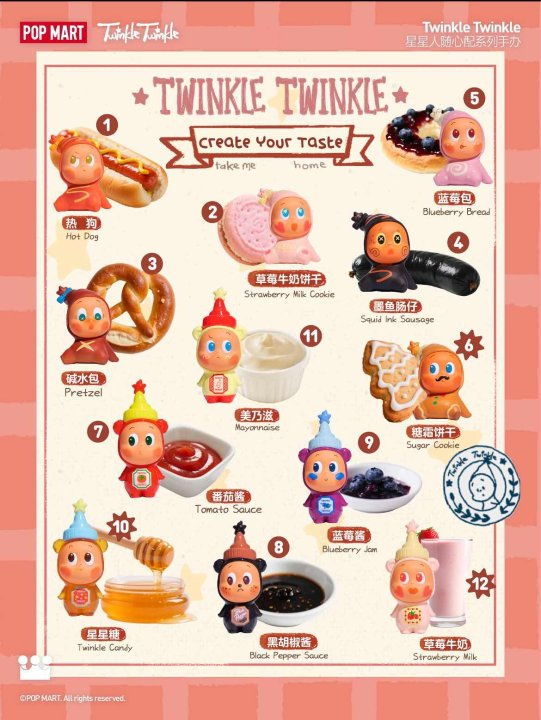 TWINKLE TWINKLE MATCHING SERIES CREATE YOUR TASTE CONFIRMED FIGURE ...