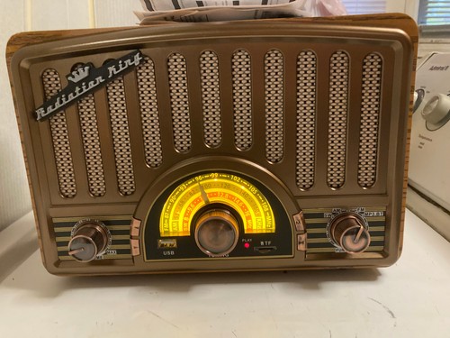 Fallout Radiation King TableTop radio real working fan art AM FM SW BT ...