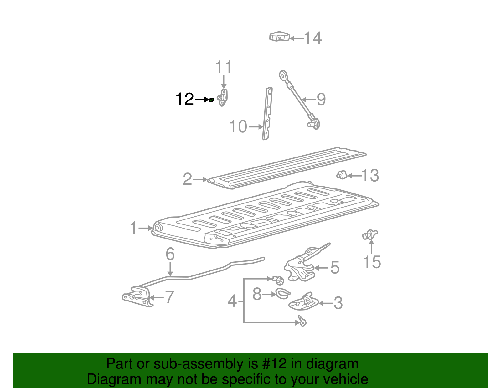 Genuine Ford Tailgate Bushing E9TZ-99430B44-A | eBay