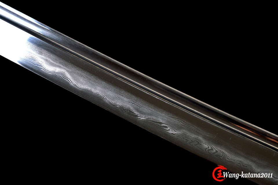 Sharp Rosewood Tachi Japanese Samurai Katana Sword Clay Tempered Folded ...