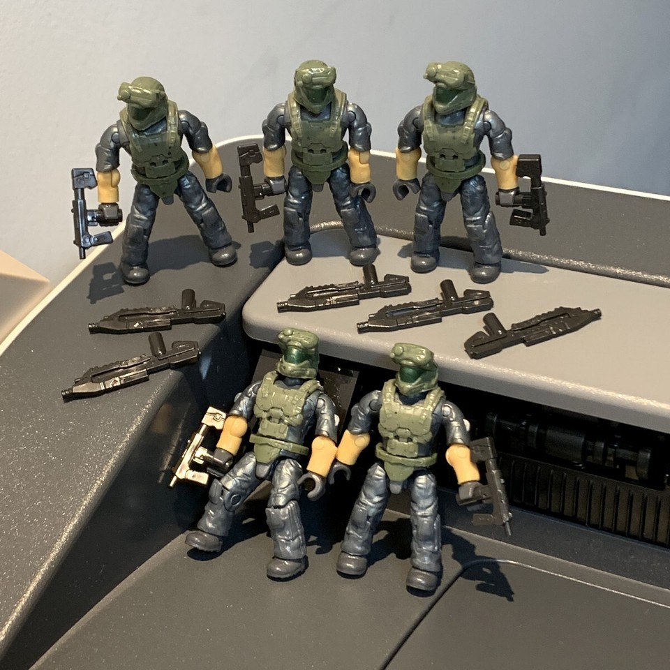 5 MEGA Construx Halo Infinite Buildable Vehicle Figure Set UNSC MARINE ...