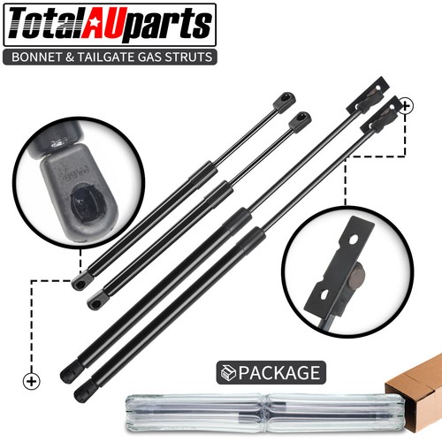 4xBonnet +Tailgate Gas Struts for Holden Commodore VT VX VY VZ W/o ...