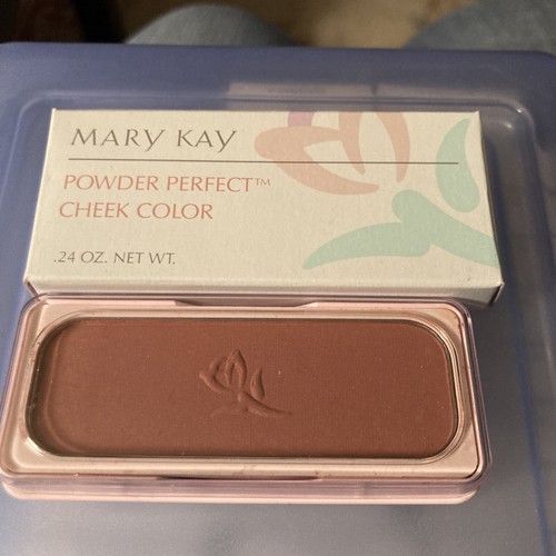 Mary Kay POWDER PERFECT Cheek Color Cashmere #3528 New In Box .24oz | eBay