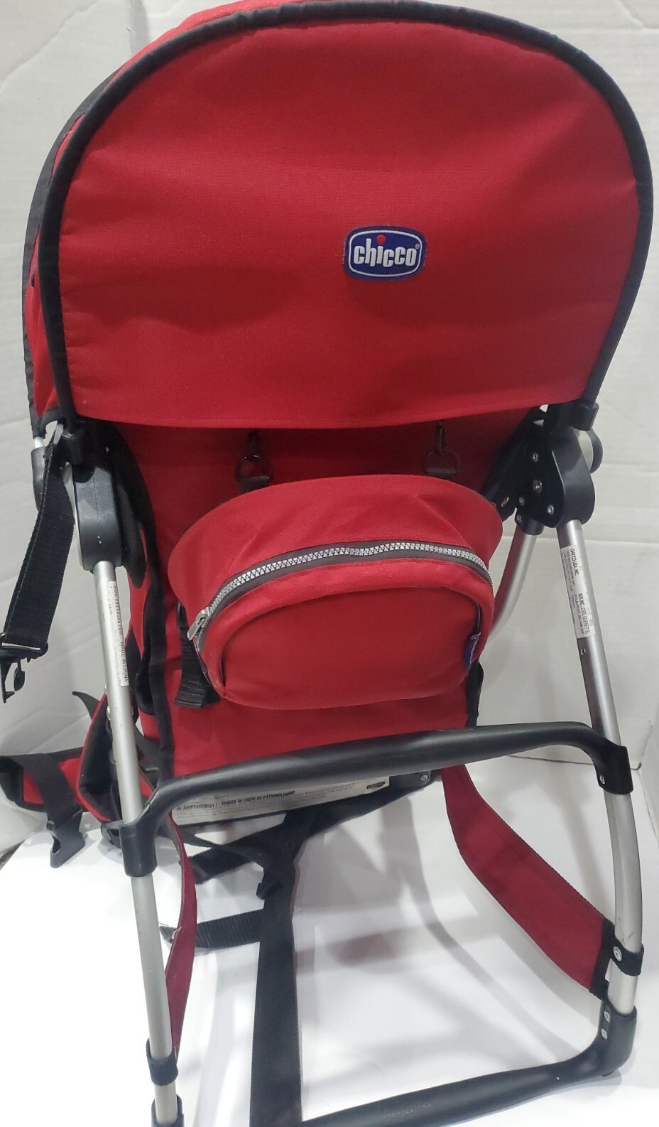 Chicco Smart Support Backpack Carrier Child Baby Toddler Chair Red ...