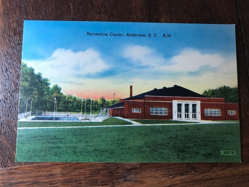 Recreation Center Anderson South Carolina Postcard | eBay