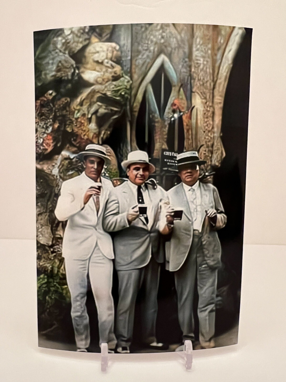 AL CAPONE Scarface Mayor of Havana & Attorney Fritz Gordon Rare Color ...