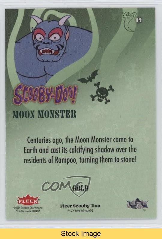 2024 Fleer Scooby Doo Gold Moon Monster #89 READ 1h1d | eBay