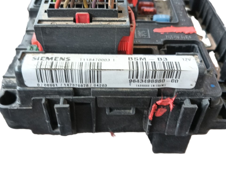 6500FH SCATOLA RELÈ/FUSIBILI / 9643498880 / 2152833 PER CITROËN C2 JM ...